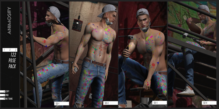 Second Life Marketplace - Animosity - 122 Pose Pack